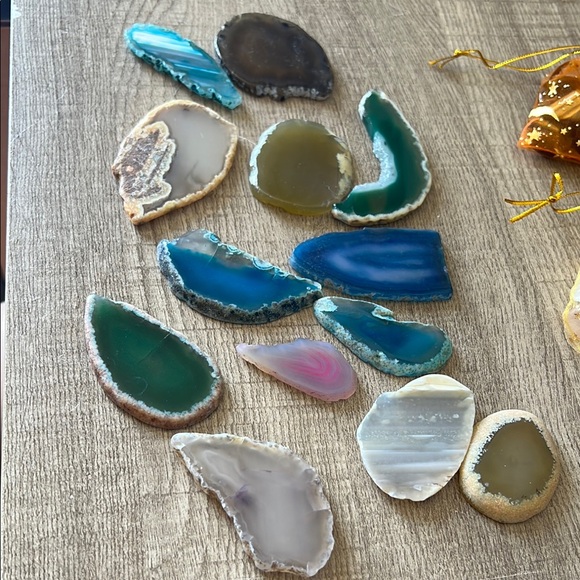 Accents | 13 Assorted Agate Stone Bundle | Poshmark